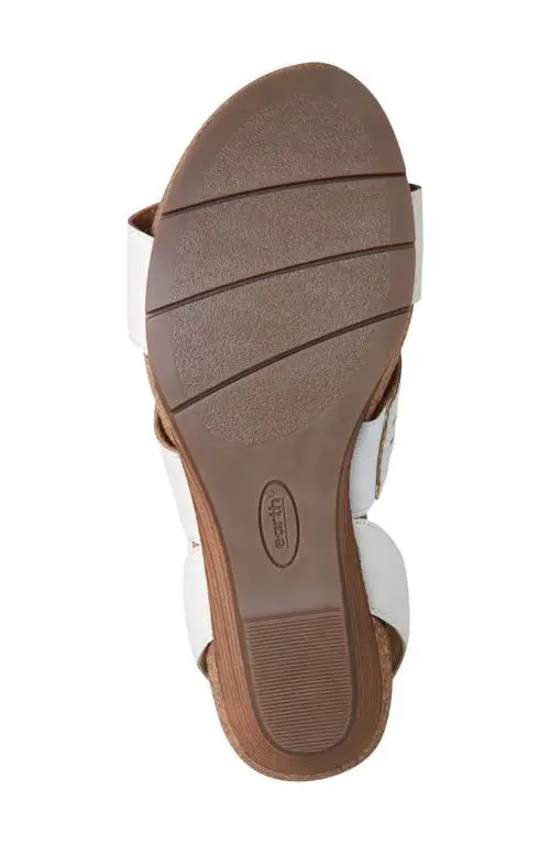 Earth Helodie Wedge Sandal - Ivory