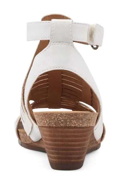 Earth Helodie Wedge Sandal - Ivory