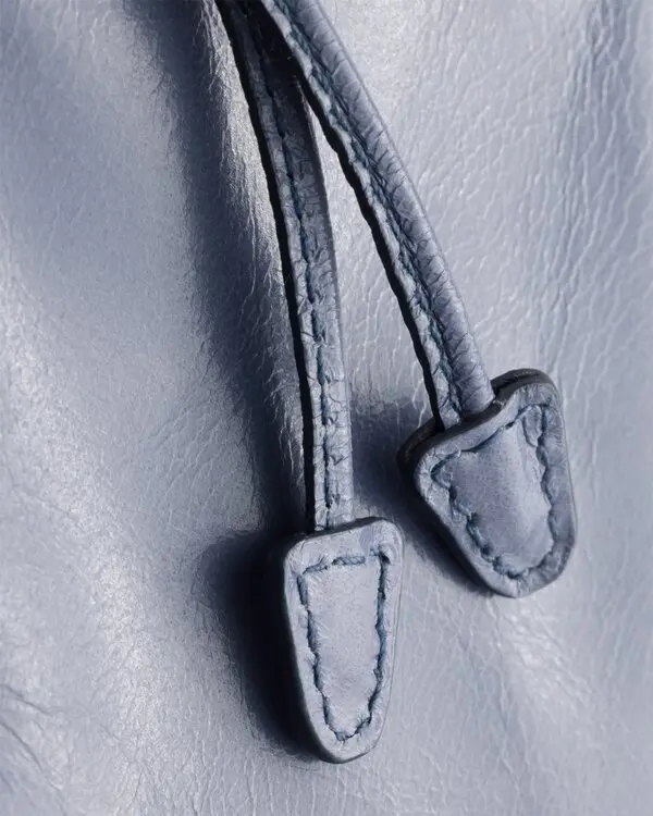Prada Leather Pouch - Blue
