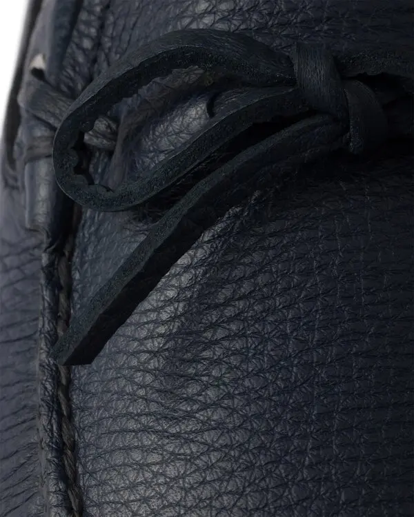 Prada Leather Driving Shoe - Blue