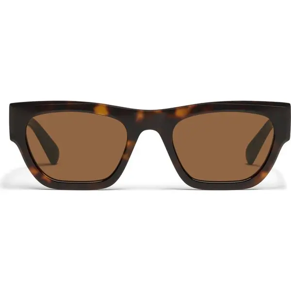 Quay 54mm Square Sunglasses - Dark Tort/brown