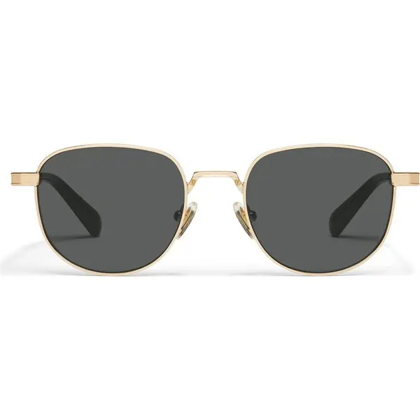 Quay Round Frame Sunglasses - Gold/smoke
