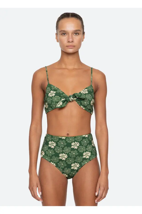 Sea Gloria Bikini Top - Green