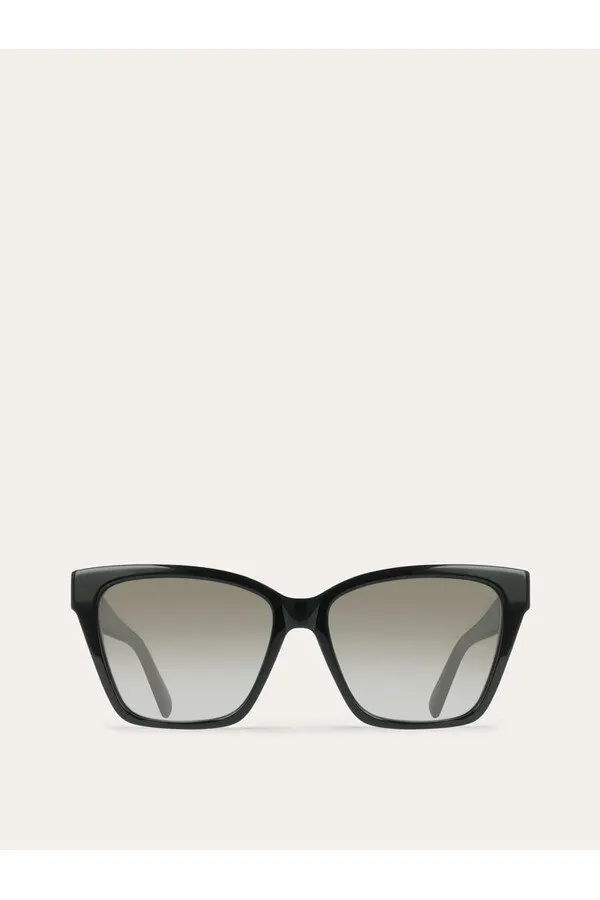 FERRAGAMO Rectangular Frame Sunglasses - Black
