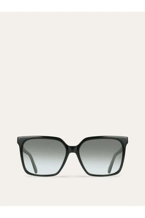 FERRAGAMO Rectangular Sunglasses - Black