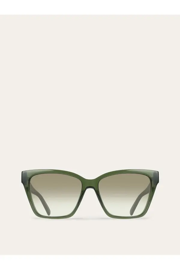 FERRAGAMO Rectangular Sunglasses - Gold