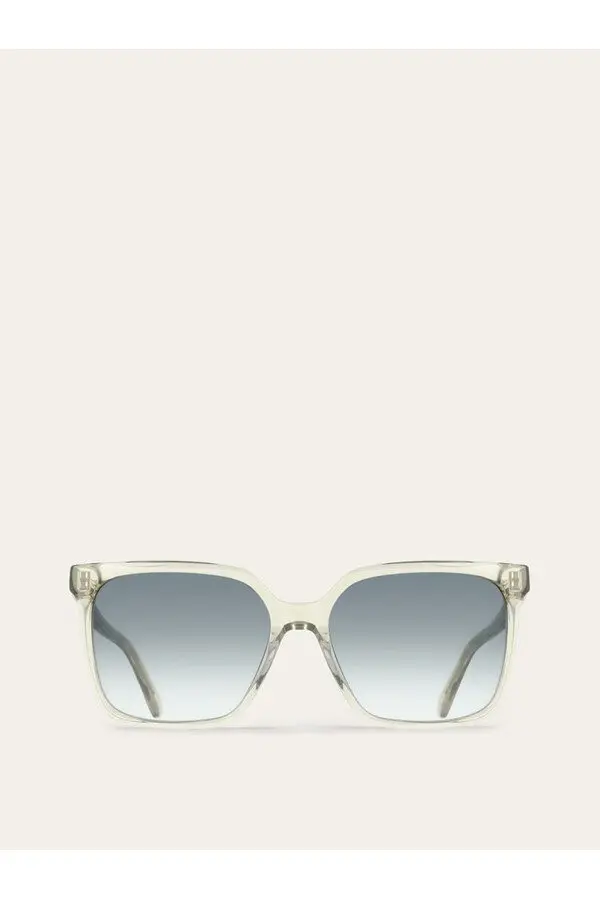FERRAGAMO Rectangular Sunglasses - Natural