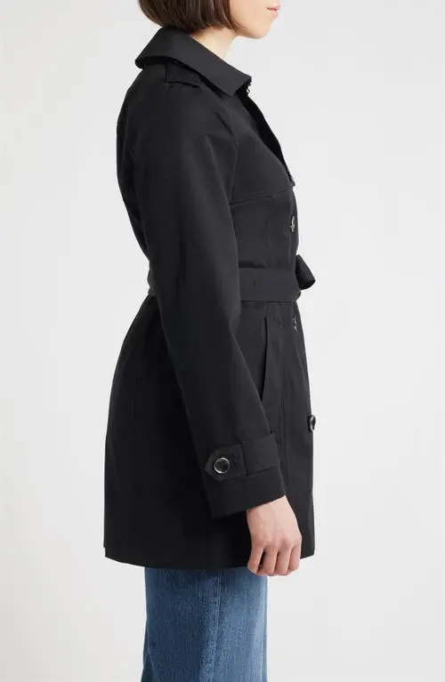 Michael Kors Water Resistant Short Trench Coat