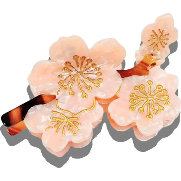 SOLAR ECLIPSE Cherry Blossom Claw Clip - Cherry Pink