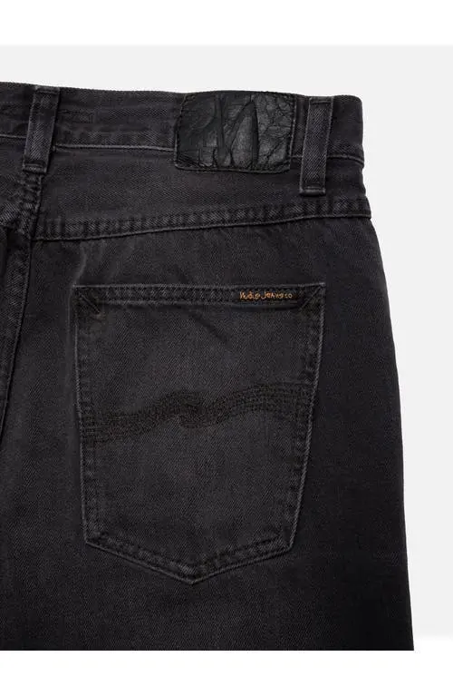 Nudie Jeans Steady Eddie Ii Regular Fit Tapered Leg Jeans - Black Change