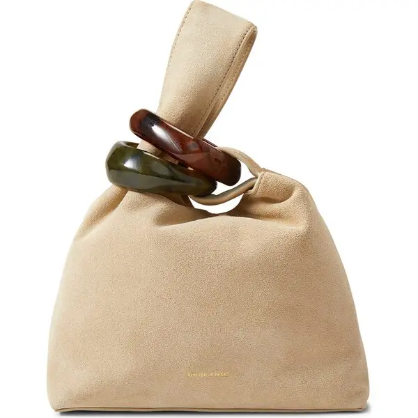 Veronica Beard Suede Top Handle Bag