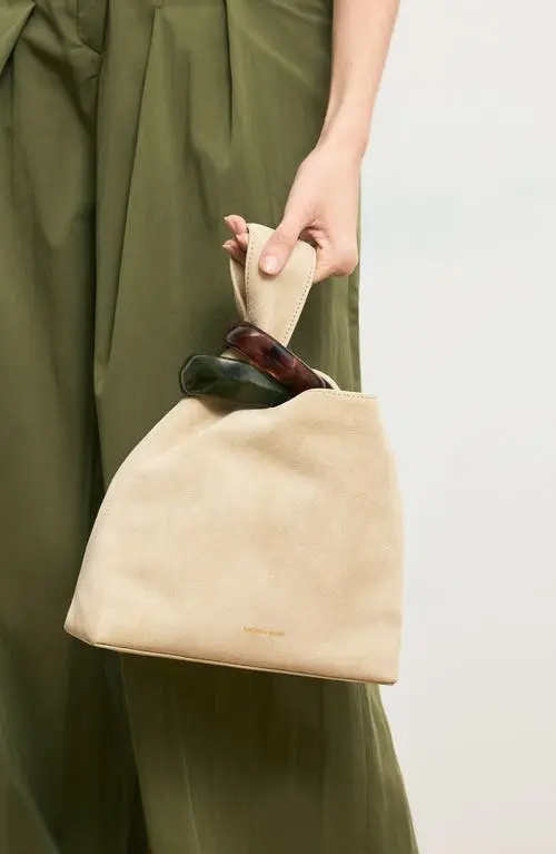 Veronica Beard Suede Top Handle Bag