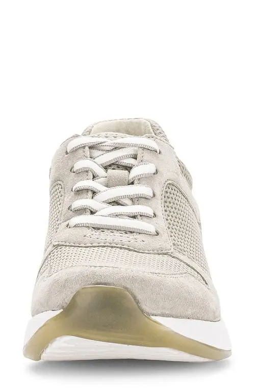 Gabor Mesh Overlay Sneakers - Puder