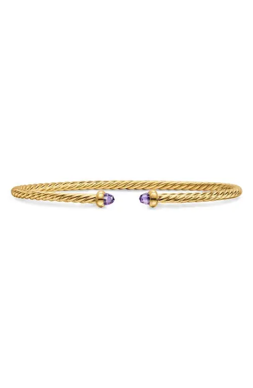 David Yurman Micro Cablespira® Flex Bracelet - Amethyst