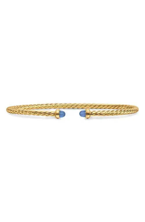 David Yurman Micro Cablespira® Flex Bracelet - Light Blue