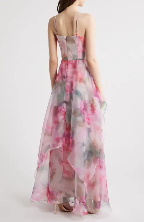 Eliza J Floral Print Ballgown