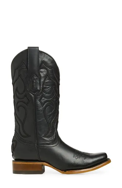 CORRAL Embroidered Western Boots - Black