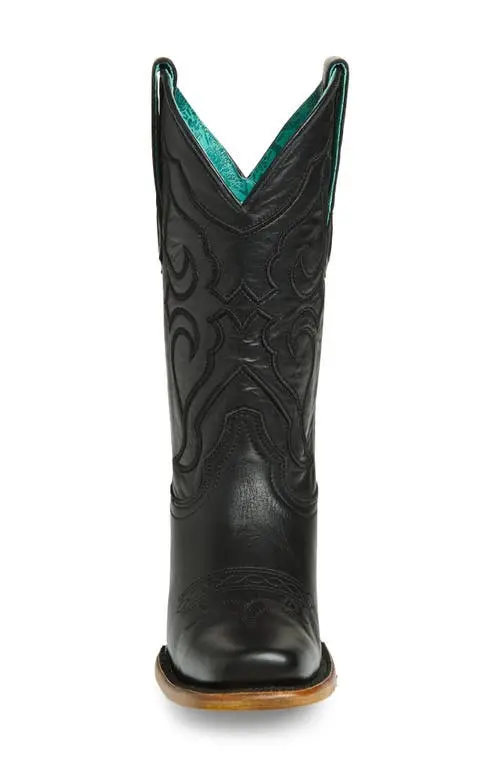 CORRAL Embroidered Western Boots - Black