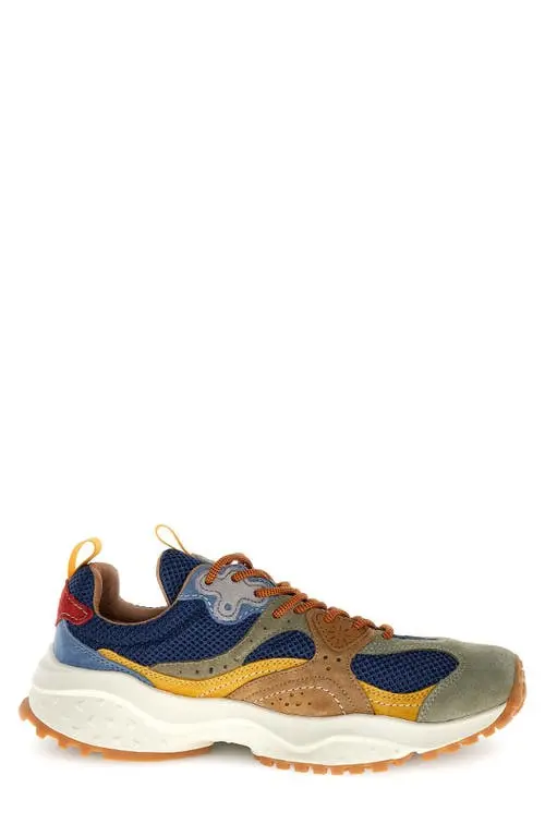 FLOWER MOUNTAIN Wave Sneakers - Beige Navy
