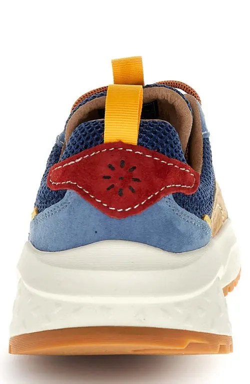 FLOWER MOUNTAIN Wave Sneakers - Beige Navy