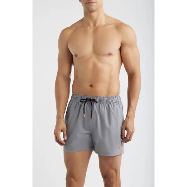 SAVE THE DUCK Ademir Swim Trunks - Micro Zigzag Stripes