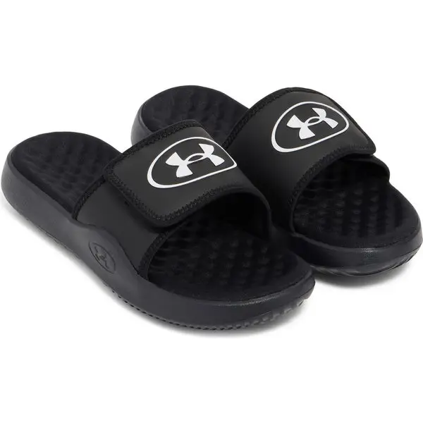 Under Armour Ignite Pro Slide Sandal - Black White