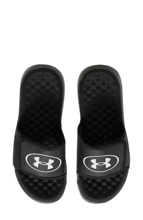 Under Armour Ignite Pro Slide Sandal - Black White