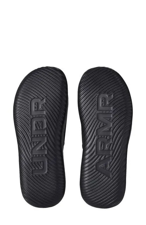 Under Armour Ignite Pro Slide Sandal - Black White