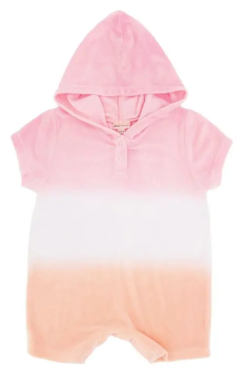 FEATHER 4 ARROW Finn Hooded Cotton Terry Cover-up Romper - Pop Pink