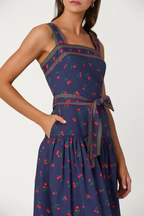 Shoshanna Printed Poplin Kora Dress