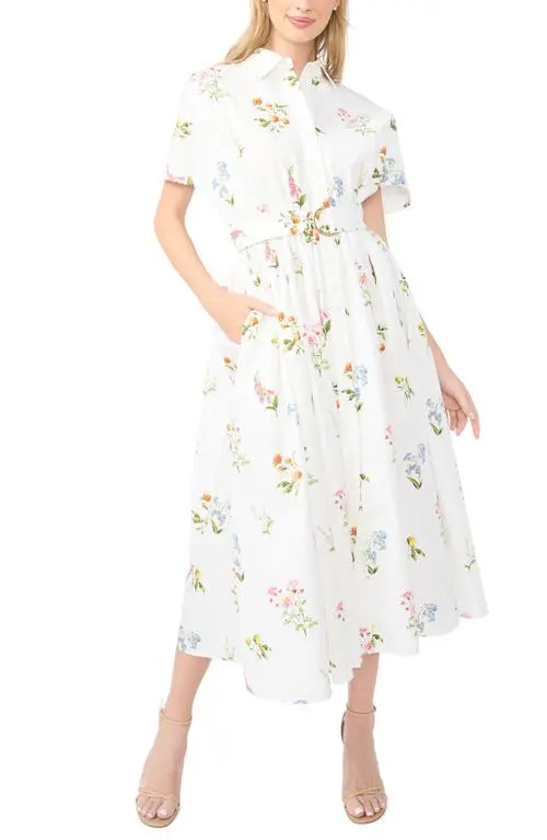 Ted Baker London Riley Drop Shoulder Cotton Shirt Dress