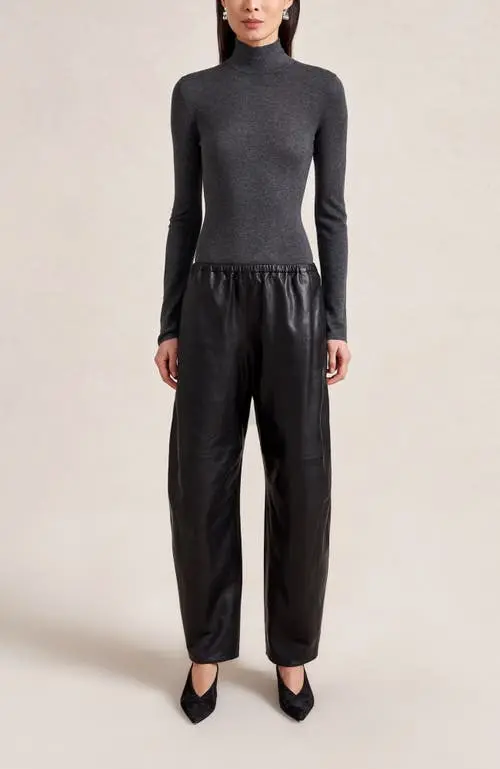 LA LIGNE Leather Barrel Colby Pant