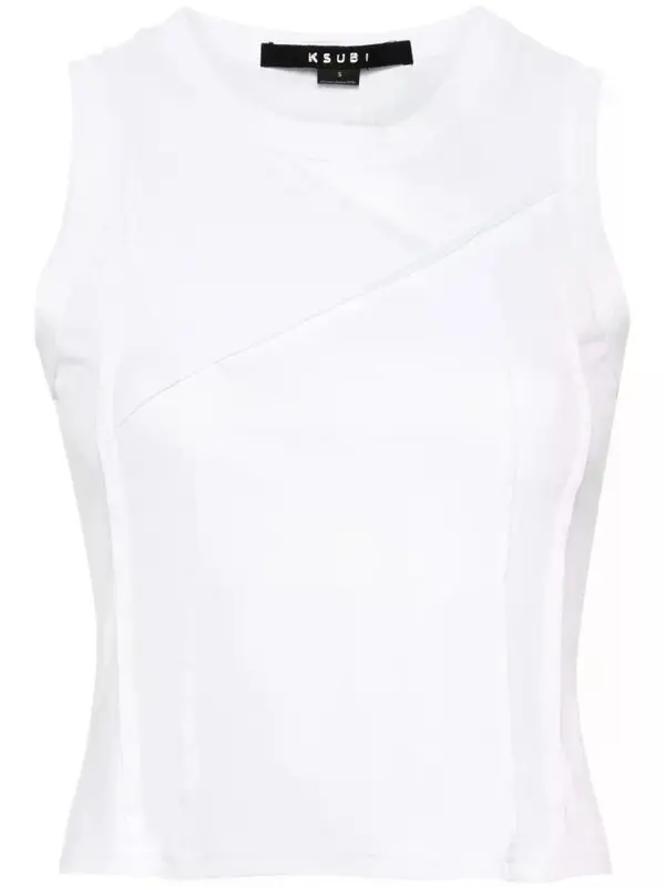 Ksubi Crew-neck Tank Top - White