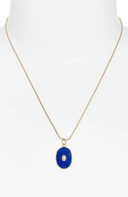 CHILD OF WILD Lunaris Lapis And Opal Pendant Necklace