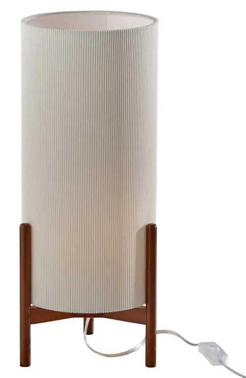 ADESSO Sonora Table Lantern - Walnut