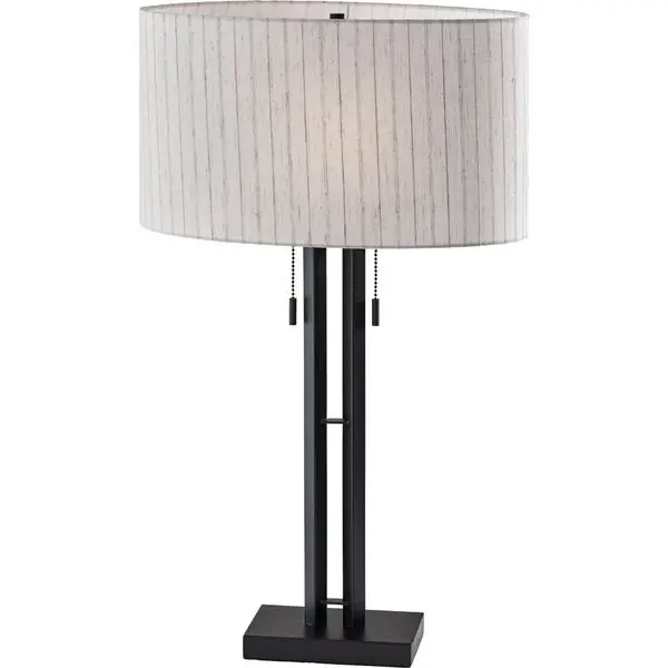 ADESSO Foster Table Lamp - Black
