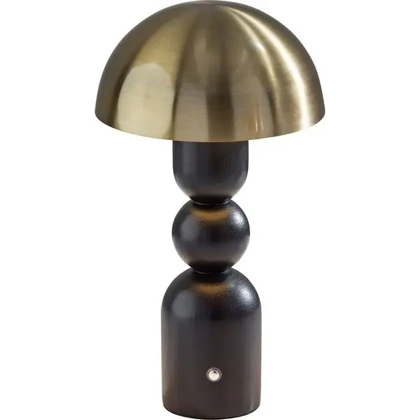 ADESSO Connie Led Cordless Table Lamp - Black