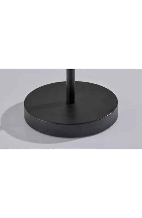ADESSO Caldwell Shelf Floor Lamp - Black
