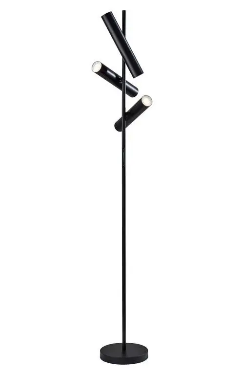 ADESSO Greer Led Floor Lamp - Black