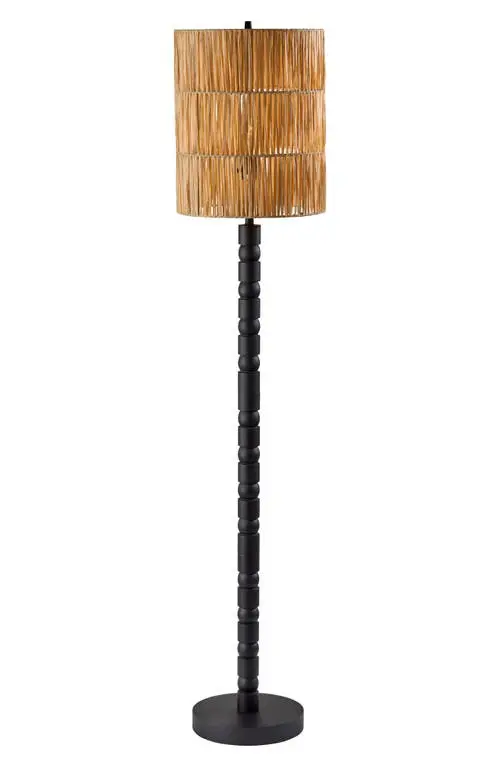 ADESSO Norfolk Floor Lamp - Black