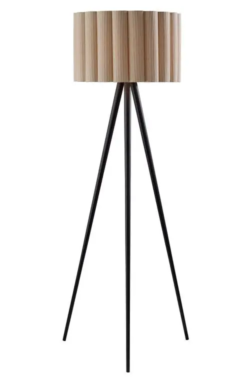 ADESSO Caldwell Floor Lamp - Black