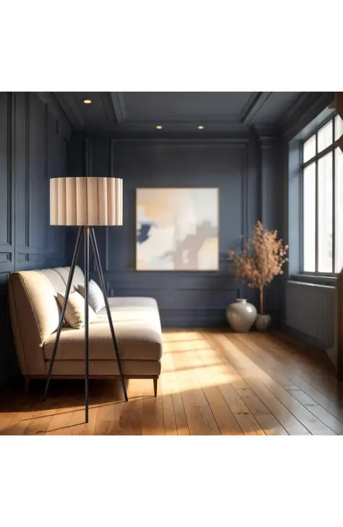 ADESSO Caldwell Floor Lamp - Black