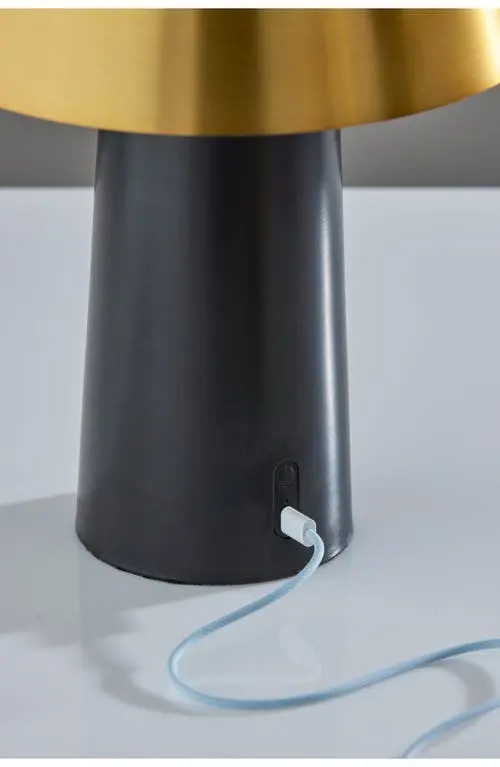 ADESSO Pirlo Led Cordless Table Lamp - Black