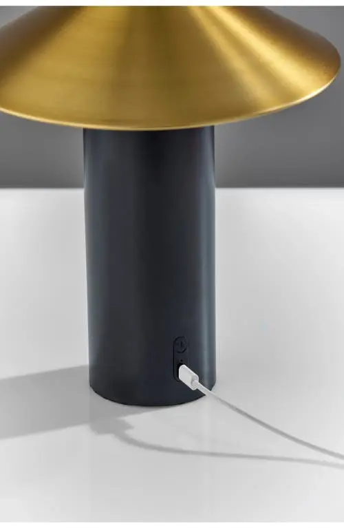 ADESSO Pina Led Cordless Table Lamp - Black