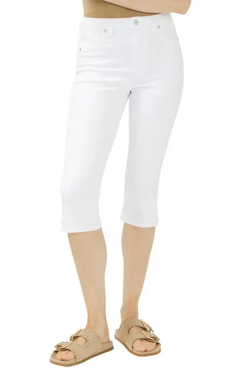 SILVER JEANS CO. Isbister Modern Capri Jeans - White