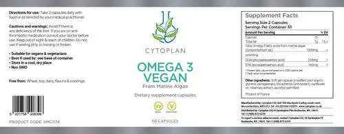CYTOPLAN Omega 3 60 Usa