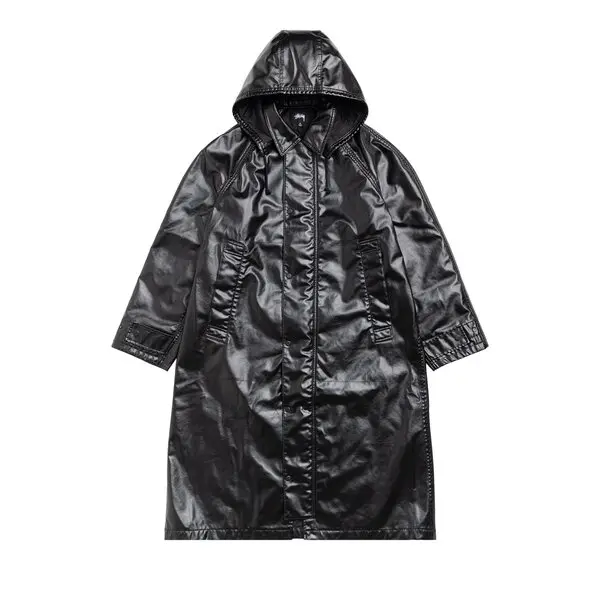 StÜssy Coated Field Coat - Black
