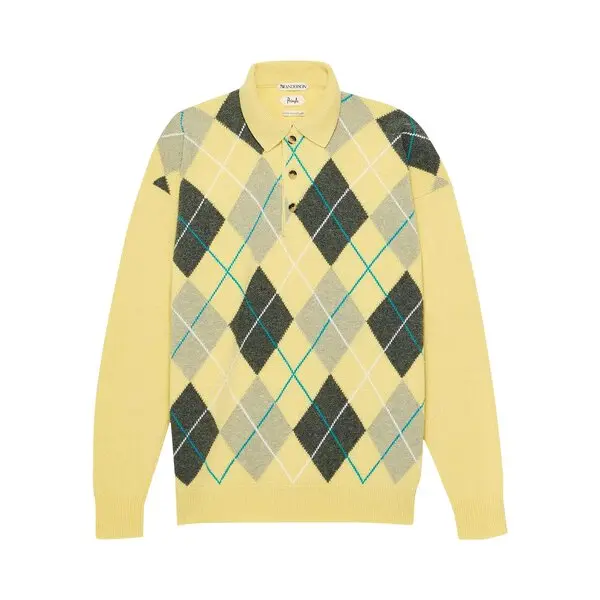 JW Anderson X Pringle Polo - Yellow