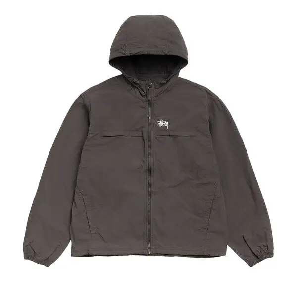 StÜssy Lightweight Hooded Jacket - Brown