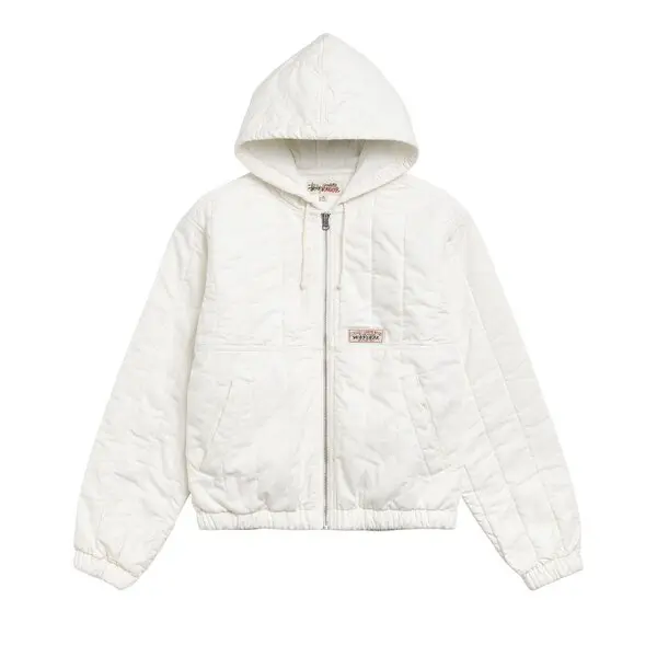 StÜssy Quilted Canvas Work Jacket - Cream